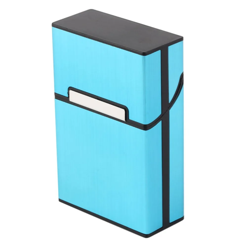 Portable Cigarettes Slim Aluminum Cigarette Case Cigar Tobacco Holder ...