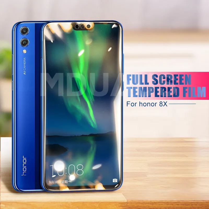 9D закаленное стекло для huawei Honor 8X 8C 8A 9i 10i 20i 20 V20 V10 V9 Play Note 10 Защитная ...