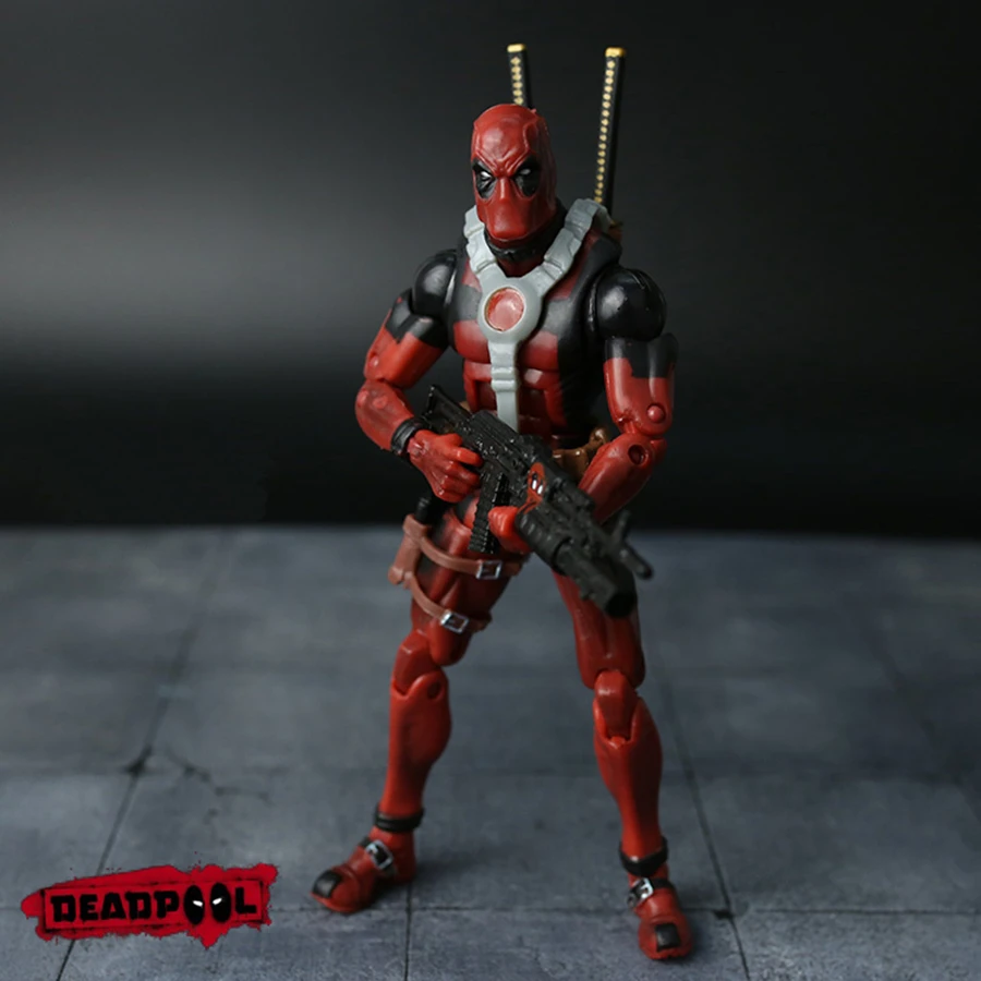 Deadpool Cartoon Version Movable 16cm PVC Action Figure Collection ...