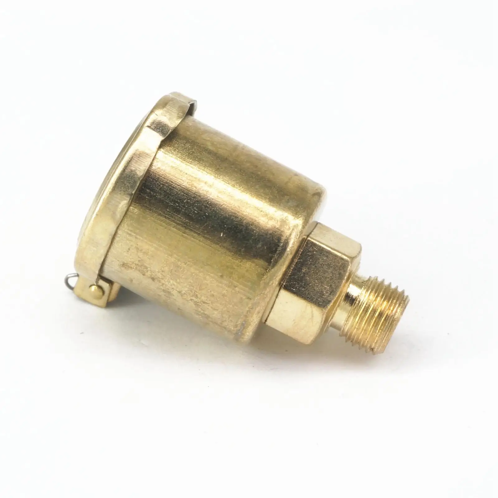M10x1 Male 6ml Brass Oil Cup Oil Port Cap Oiler Flip Cap Cover For ...