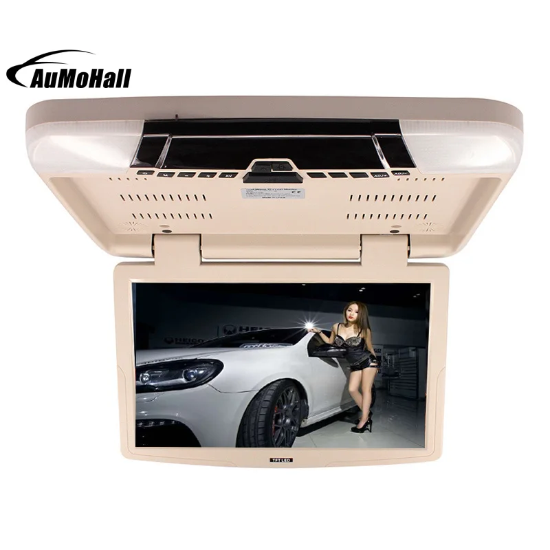 Monitor abatible hacia abajo para coche, pantalla LCD TFT de 15,6 ...