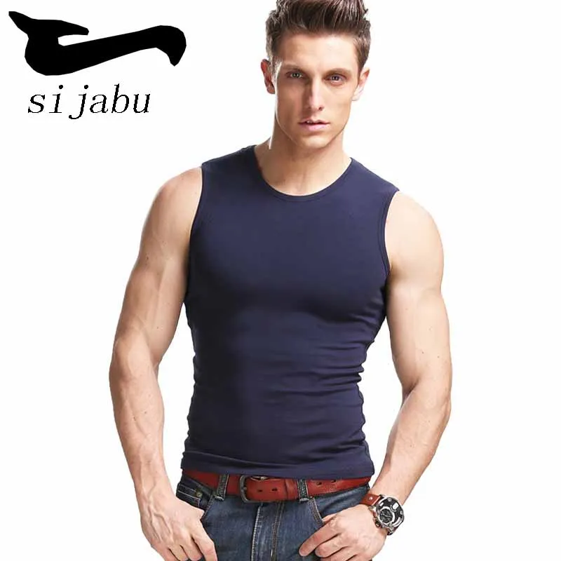 sijabu brand clothing Fitness Tank Top Men Stringer Golds Bodybuilding ...
