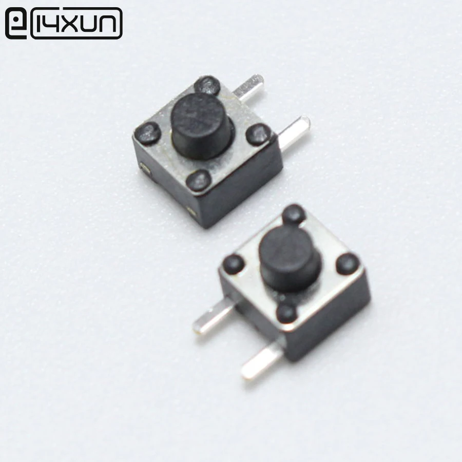50pcs 4.5*4.5*5mm 2pin Tact Switch 4.5x4.5x5mm 2p Side Pin Micro Push ...