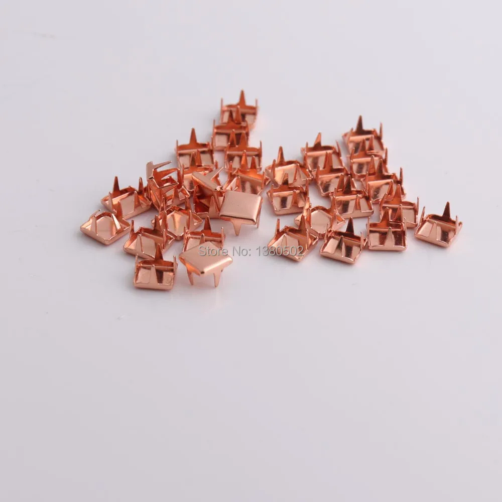 50 pcs rose gold color unique design Stud Garment Rivets DIY Decorative ...