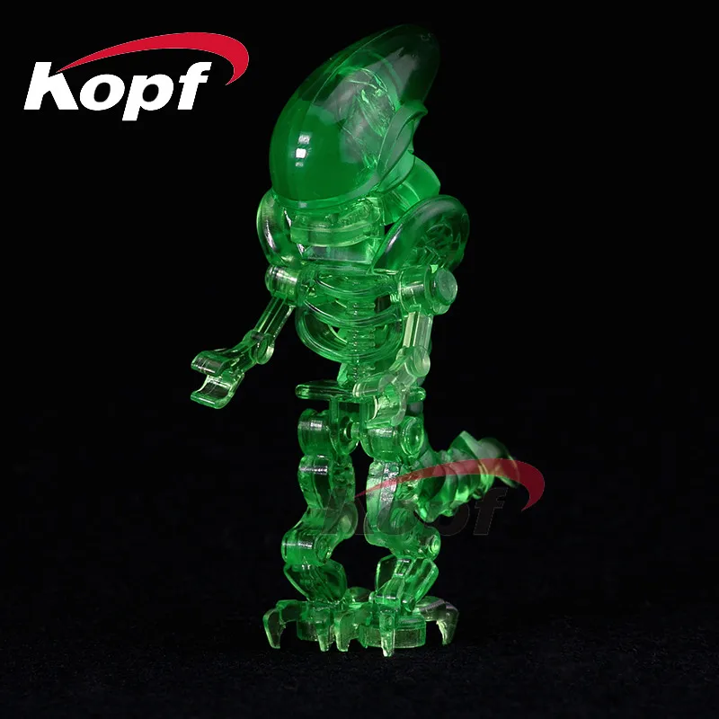 Single Sale Halloween Green One-Eyed Skeleton Skull Alien Cyclops Omino ...