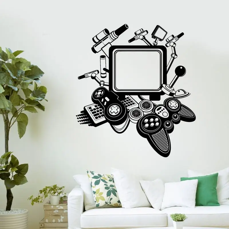DCTAL-Game-Room-Handle-Sticker-Gamer-Decal-Gaming-Posters-Gamer-Vinyl ...