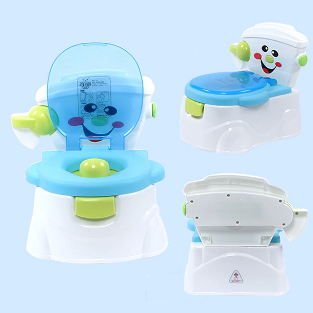 Baby Potty Potties Plastic Training Seat Cartoon Baby Toilet Folded ...