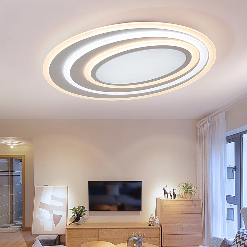 LED Modern Acrylic ceiling lights home living room lamp creative ...