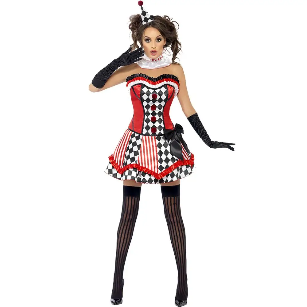 UTMEON/Забавный костюм клоуна для косплея Джокера и цирка, нарядное ...