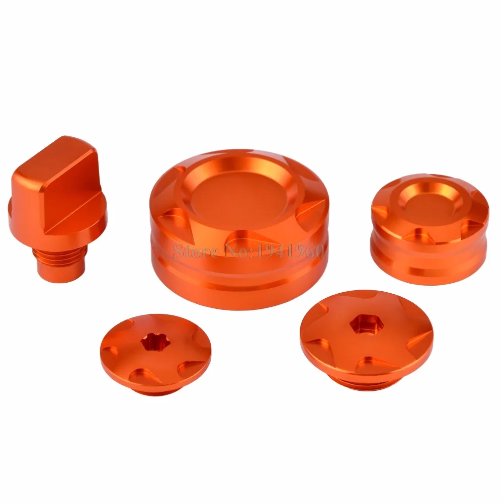 1 Set CNC Motorcycle Engine Plug Oil Filler Cap Plug Water Tank Cap ...