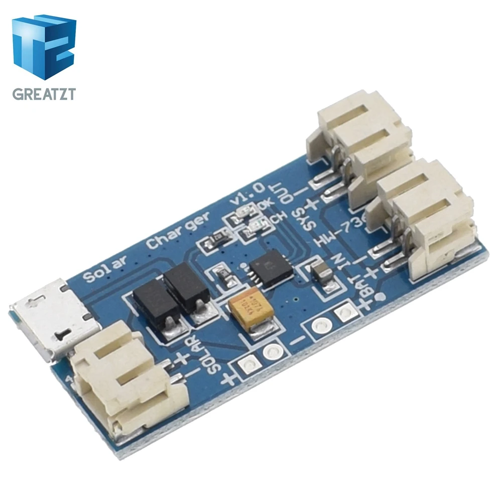 GREATZT 500Ma Mini Solar Lipo Charger Board CN3065 Lithium Battery ...
