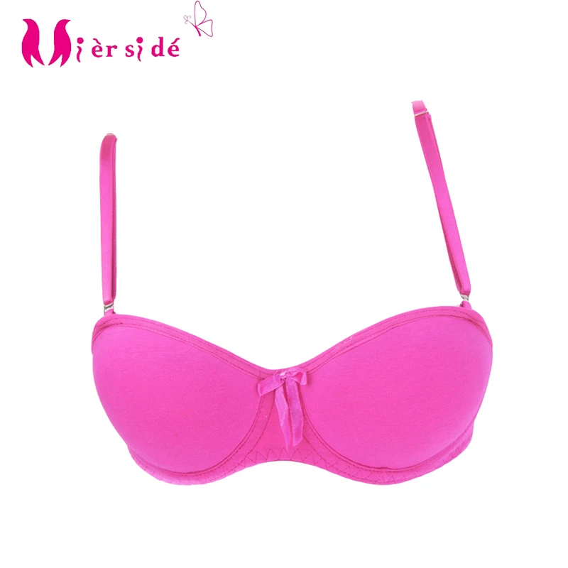 Mierside 20344A girl Children Bralette solid bras pink/green/rose/white ...