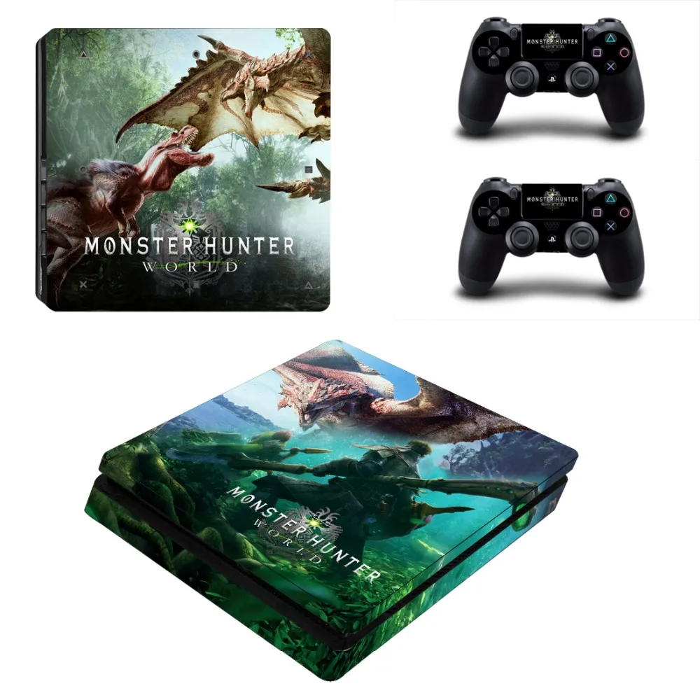Monster Hunter World PS4 Slim Skin Sticker - ConsoleSkins.co