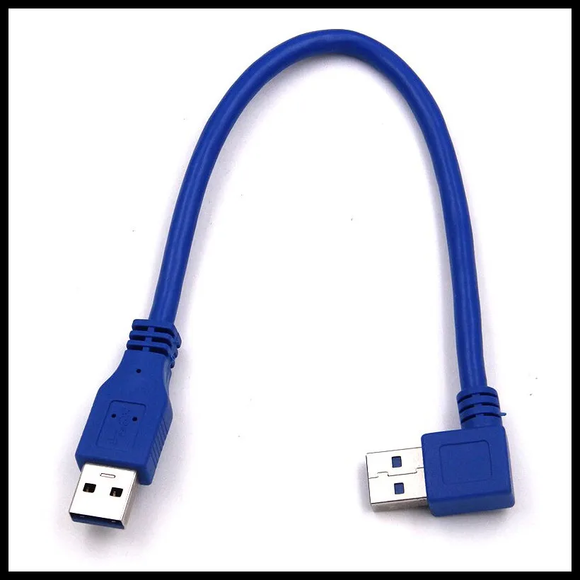 USB 3.0 Angle Datum Cable Male to Male Cable High Speed Data Connector ...