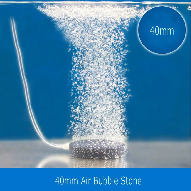 40mm Fish Tank Air Bubble Stone Aquarium Aerator Pond Pump Air Stone ...