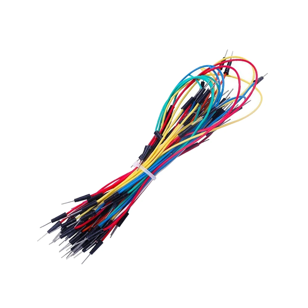 65pcs/lot Jump Wire Cable Male to Male Flexible Jumper Wires for ...