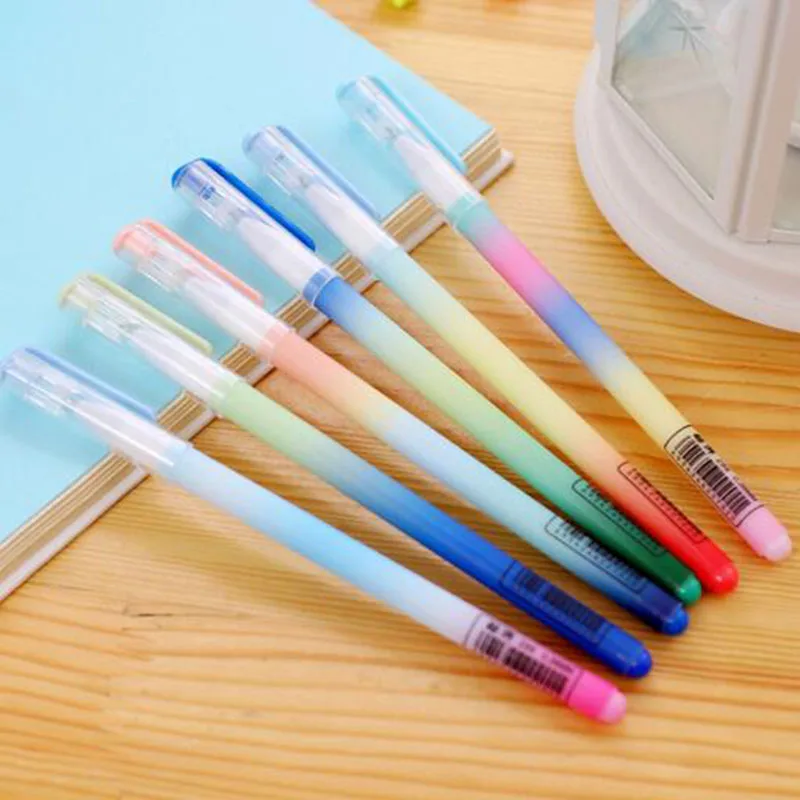 4 Pcs Colour Gradient Roller Ball Pen Originality Dream Student Jelly ...