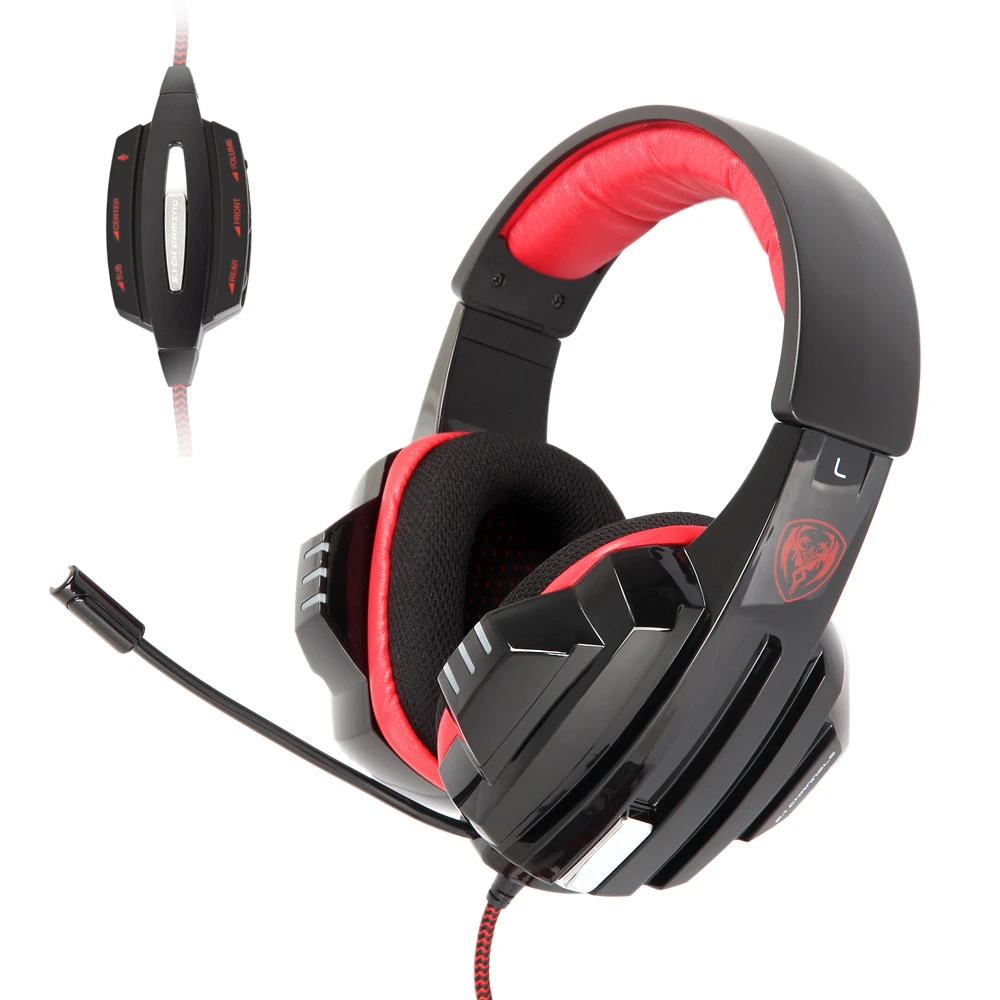 Somic G95 Pro Vibration Gaming Headset With Mic Real 5.1 Surround Bass ...