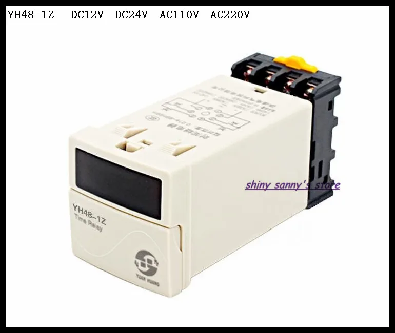 Upgrades Yh48-1z Dh48s-1z Dc12v, Dc24v, Ac110v, Ac220v Multifunction Digital Delay Timer 0.01s ...