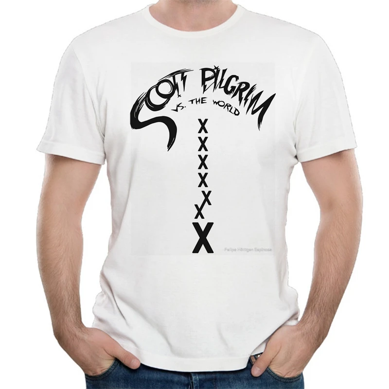scott pilgrim T Shirt Men Summer Cotton Short Sleeve Printed Scott ...