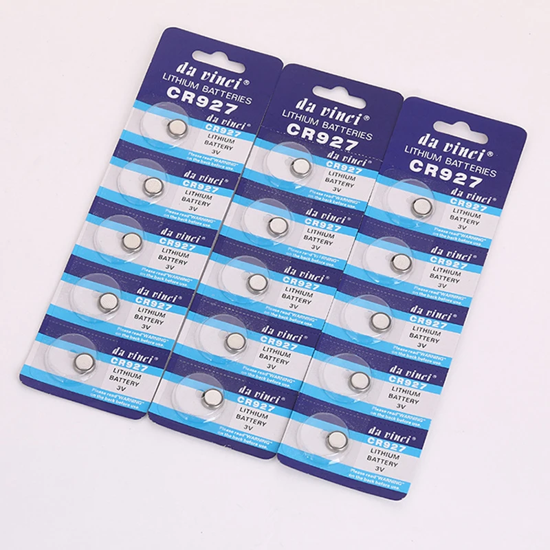 15Pcs 3cards 3V CR927 Lithium Li ion Battery Cr927 Dl927 Ecr927 5011l ...