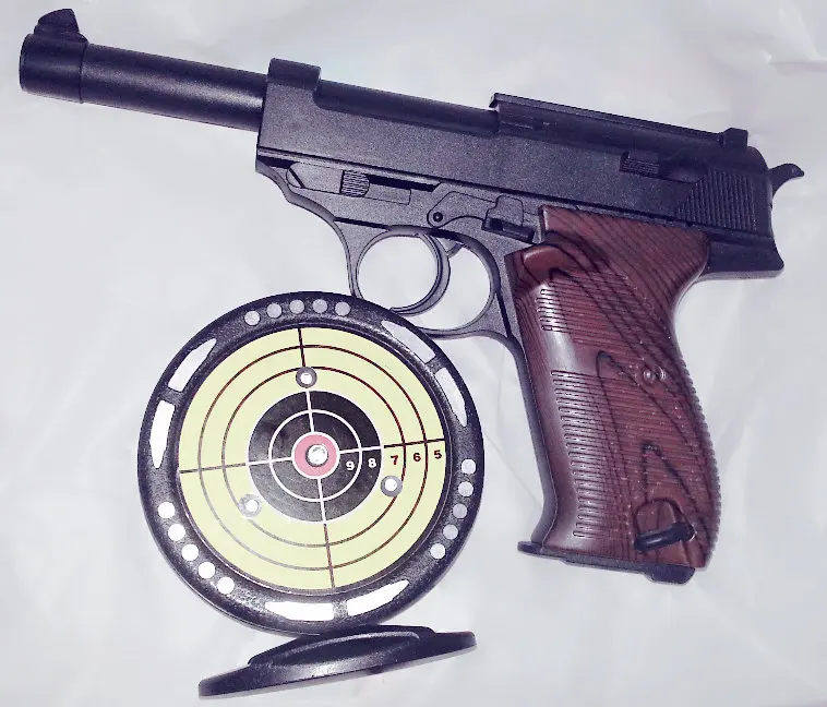 Kid's Laser Target Practice Gun Plastic Toy Pistol Infrared Sensor ...