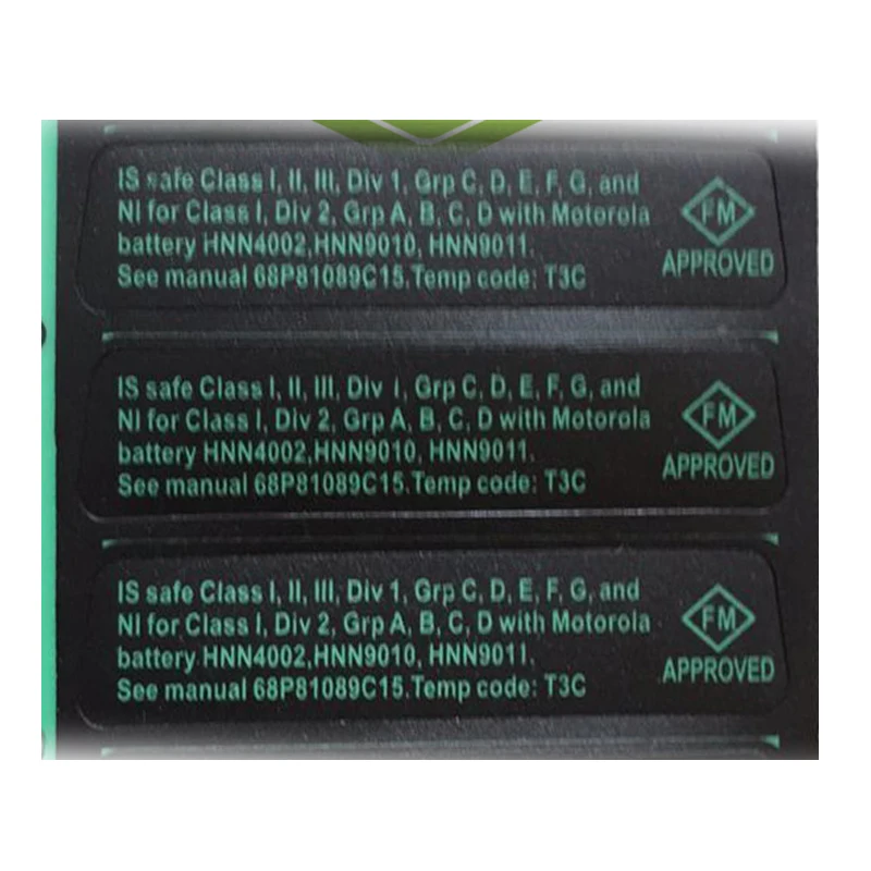 150X Intrinsect Safety Labels For Pro5150 PRO7150 GP338|labels|label ...