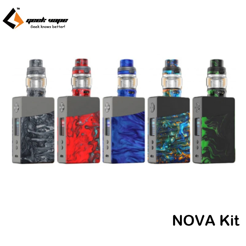 Geekvape Nova Alpha Kit NOVA Box Mod Vape 200W with AS chipset and 4ml ...