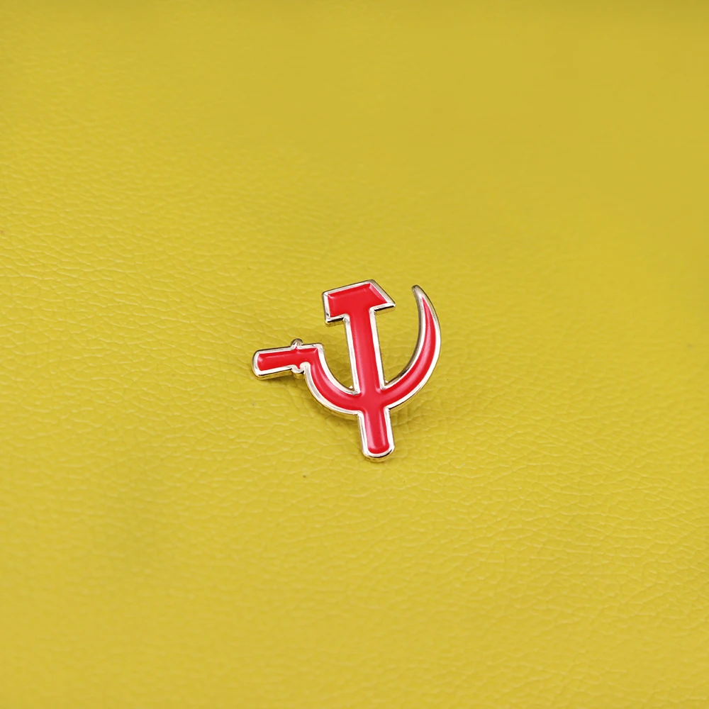 Soviet-Communism-badge-sickle-and-hammer-brooch-USSR-pin-jewelry-men ...