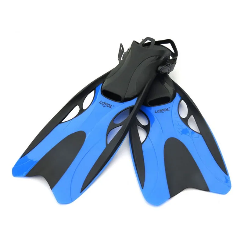 Adults-Swimming-Fins-Silicone-Adjustable-scuba-shoes-long-Submersible ...