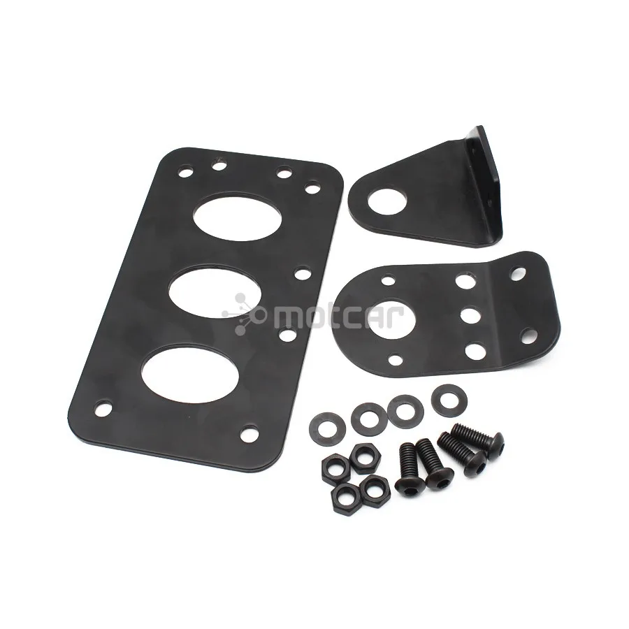 Side Mount Black Motorcycle License Plate Number Plate Bracket For ...