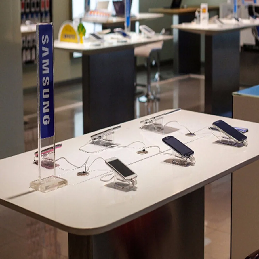 8 Ports Cell Phone Display Anti Theft Device Alarm System Retail Anti ...