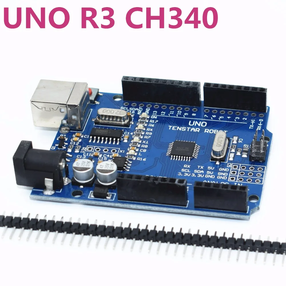 One set TENSTAR ROBOT UNO R3 CH340G+MEGA328P Chip 16Mhz for arduino-in ...