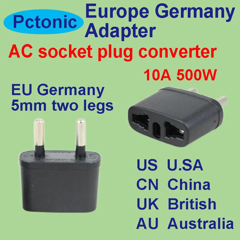 Pctonic Universal Ac Power Plug Socket Adapter Converter Us China Eu ...