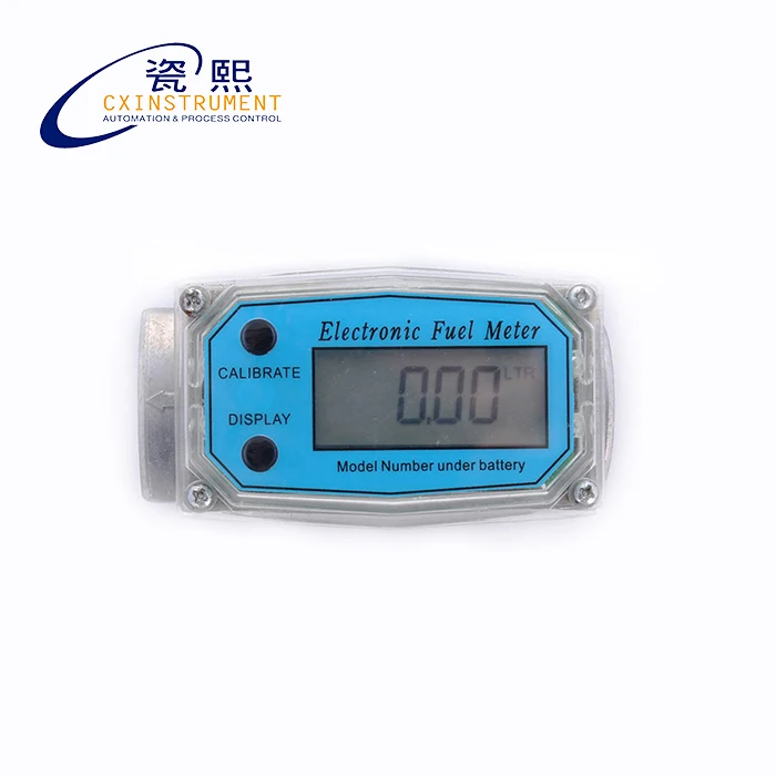 The Digital Flow Meter 1 inch size and 18.9~190 L/min Local LCD Display ...