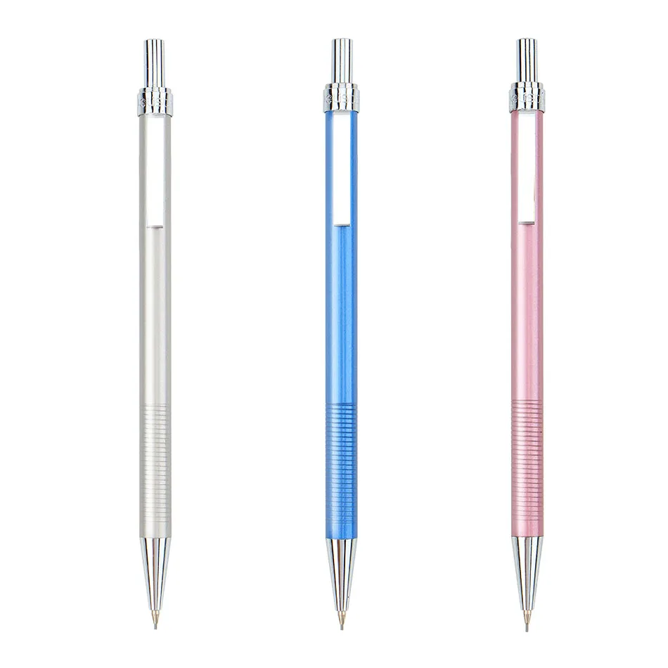 Free Shiping mechanical pencil 0.5/ 0.7mm pencil metal rod automatic ...