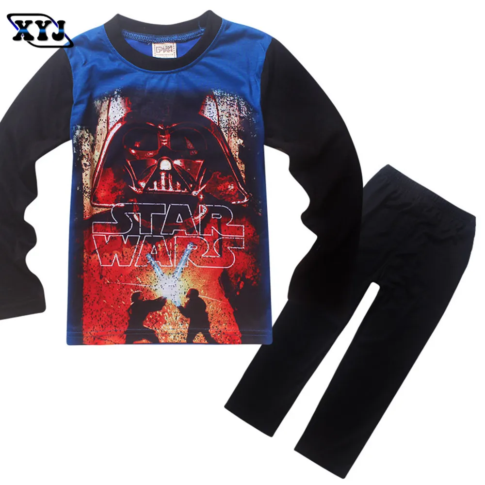 2016 Two Piece Set Star Wars Costume Pajamas For Boys Children's ...
