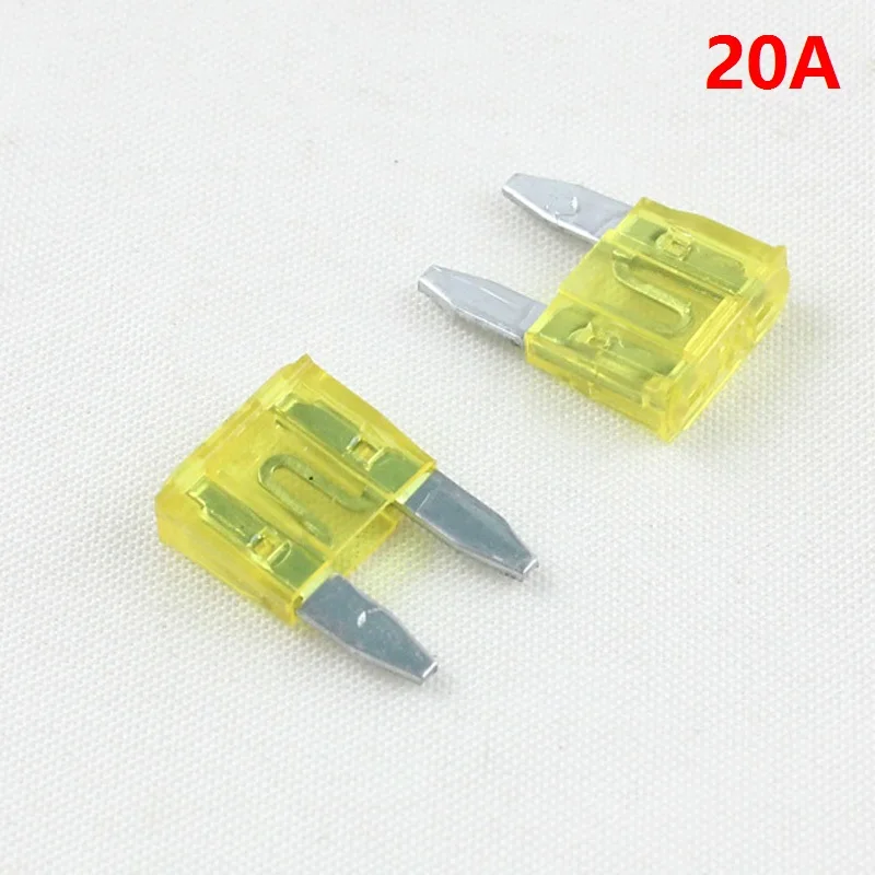 Fusible Voiture,Mini fusible pour voiture,100 pièces,5A 10A 15A 20A 25A ...