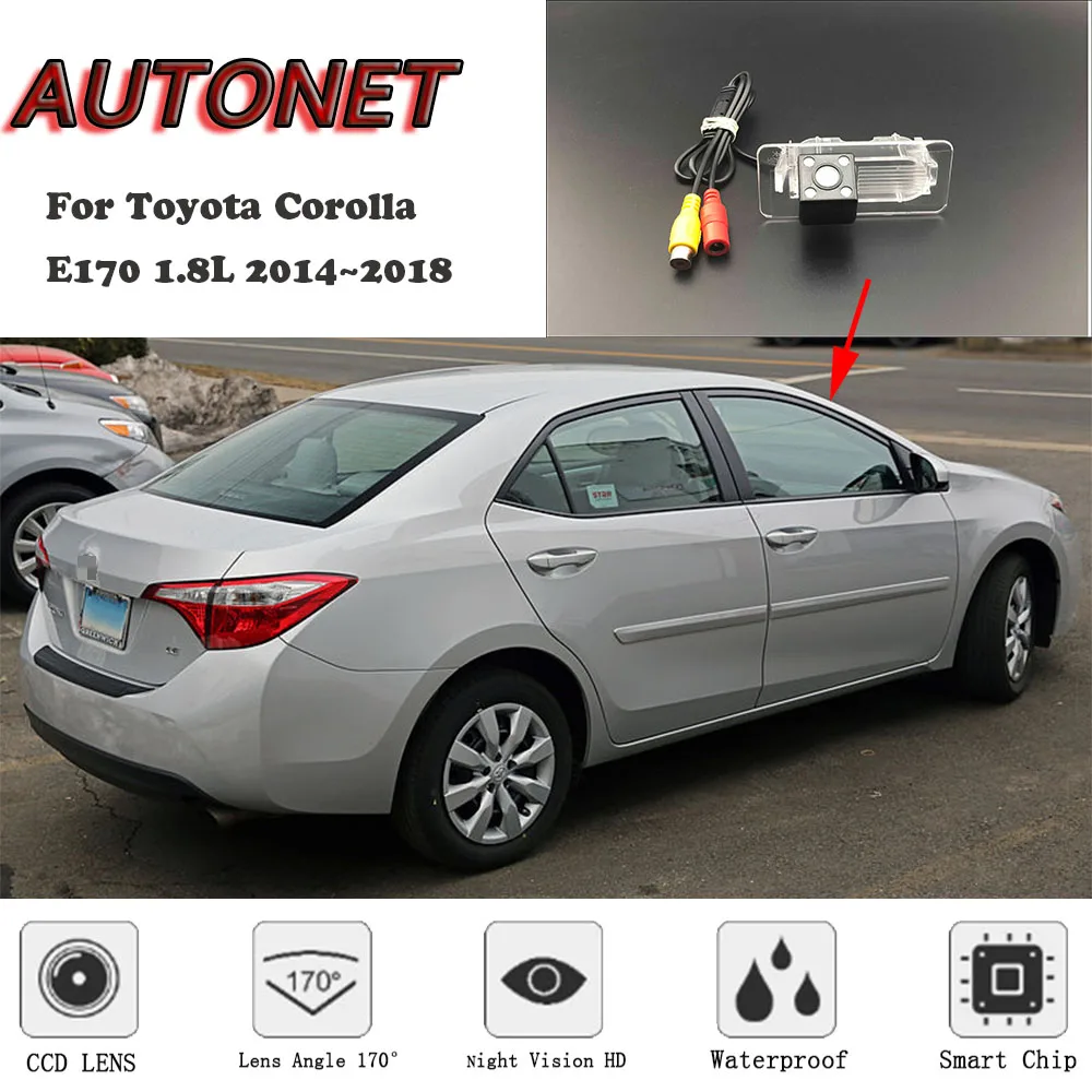 AUTONET Backup Rear View camera For Toyota Corolla E170 1.8L 2014~2018 ...