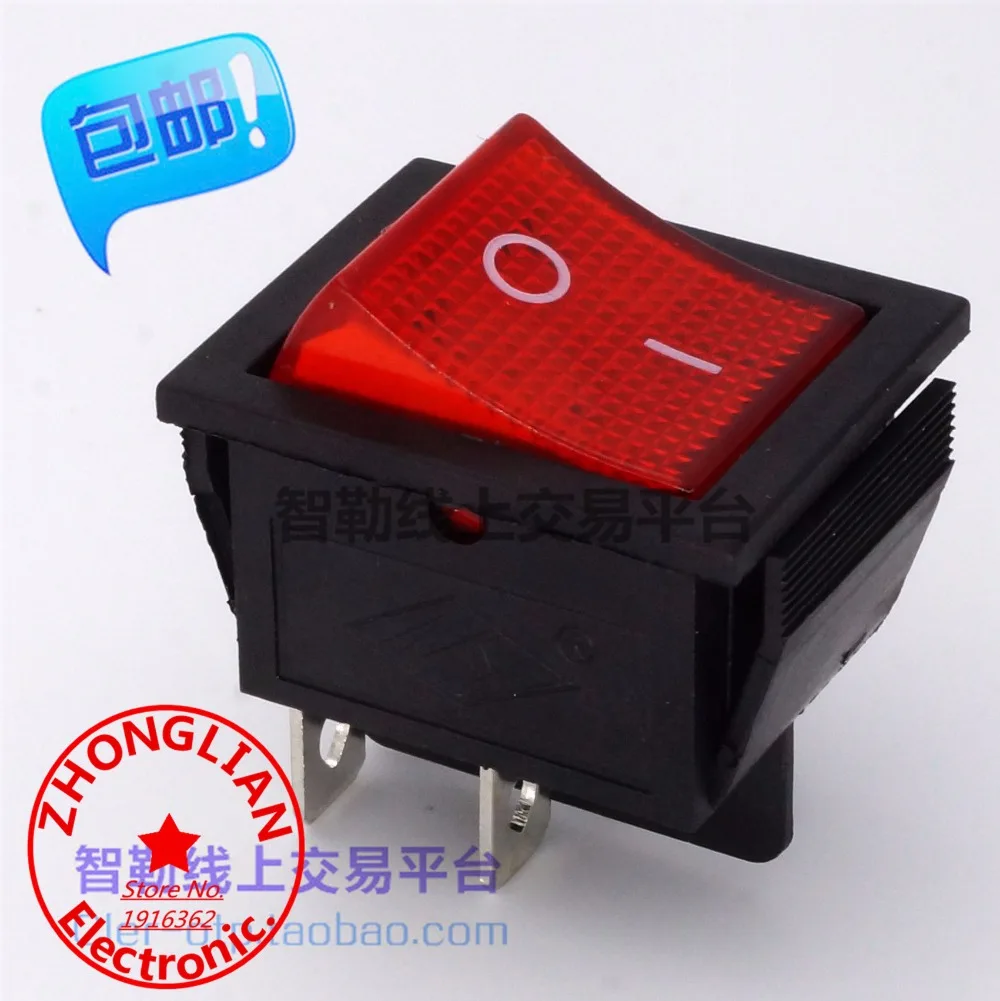 10pcs/lot A17 ship type switch 31*25 4 foot 2 shift red light with ...