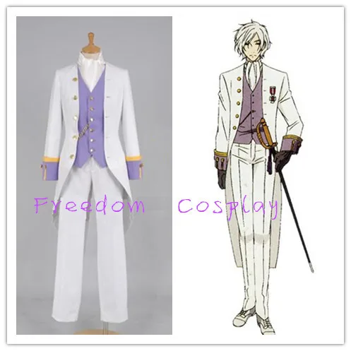 Black Butler White Butler Angela Blanc Ash Landers Cosplay Costume ...
