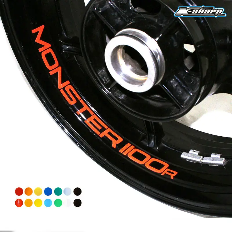 8x personalizado aro interno decalques roda adesivos reflexivos listras ...