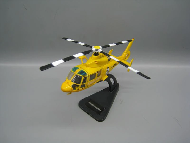 Sa365 French Dolphin Helicopter Alloy Military Model 1:100 Rare ...