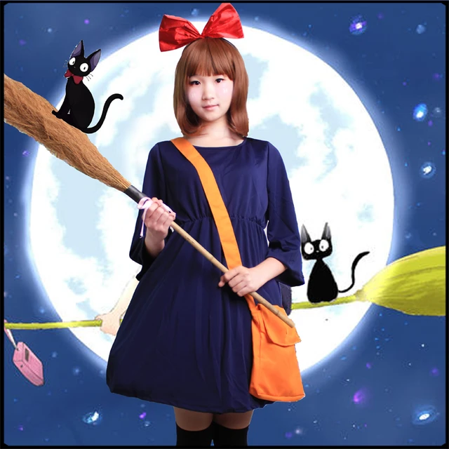 Anime Kiki's Delivery Service Kiki Cosplay Costume Part, 47% OFF