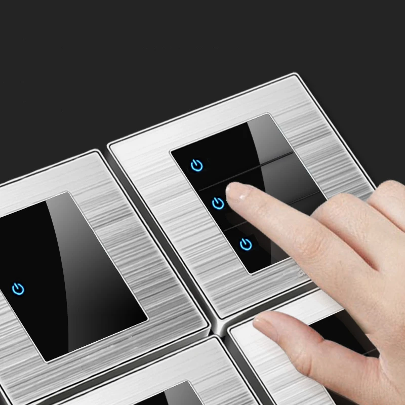 Interruptor de parede com luz led, interruptor de parede para ...