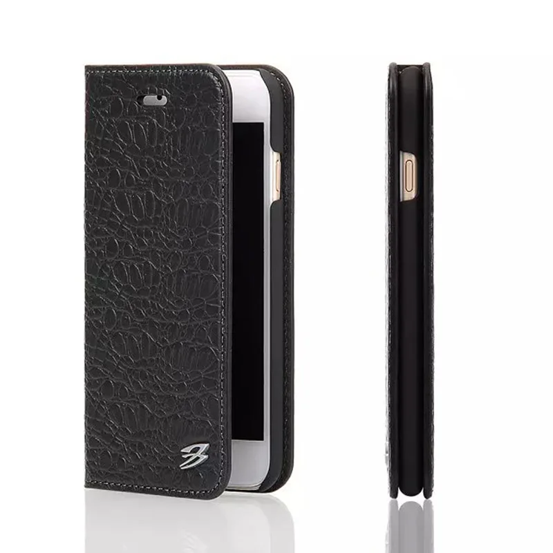 Genuine Leather Crocodile Case Flip Cover For Apple iphone6 6s 4.7 ...