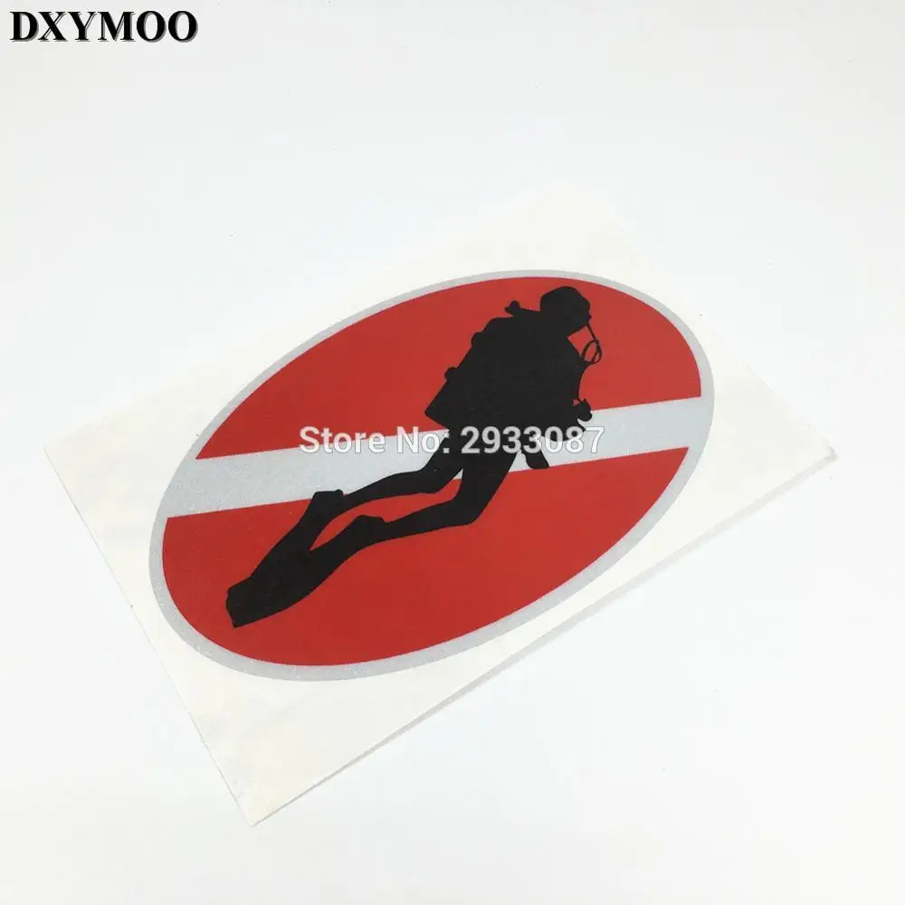 3 sizes Water Sports Diving Equipment Scuba Diving Car Sticker Vinyl ...
