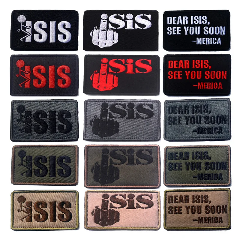 Outdoor Tactical Armband Cloth Badges Military Fxxx ISIS Patches With ...