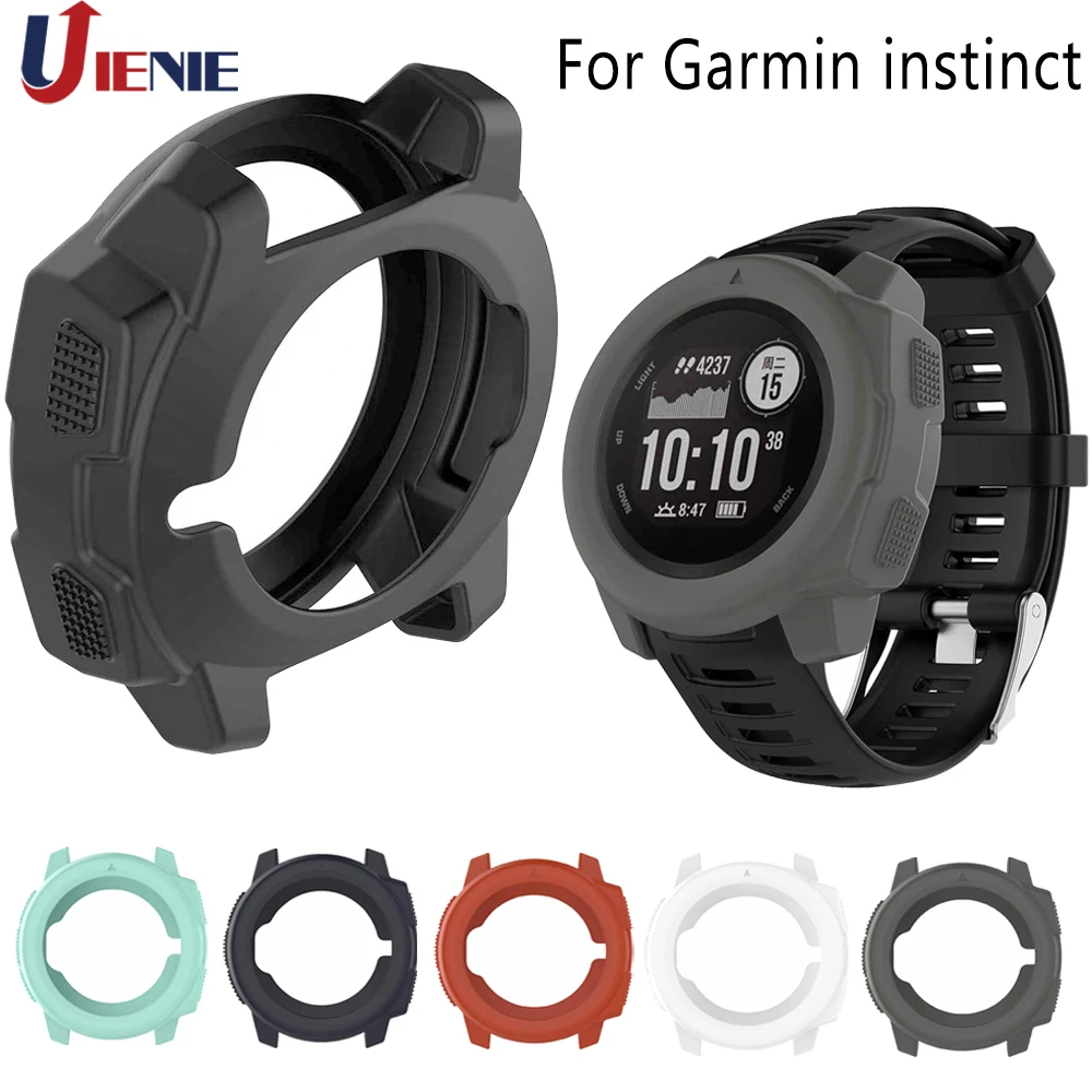 For-Garmin-Instinct-Smart-Watch-Bracelet-Protector-Case-Silicone-Skin ...