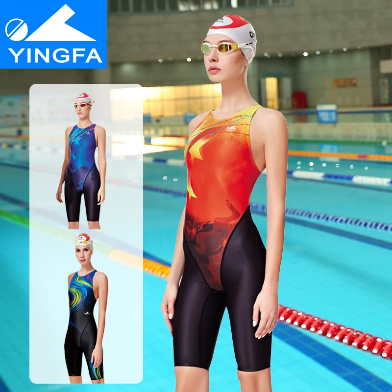 Yingfa 2018 new Professional Women Swimsuit One Piece Swimwear Racing ...